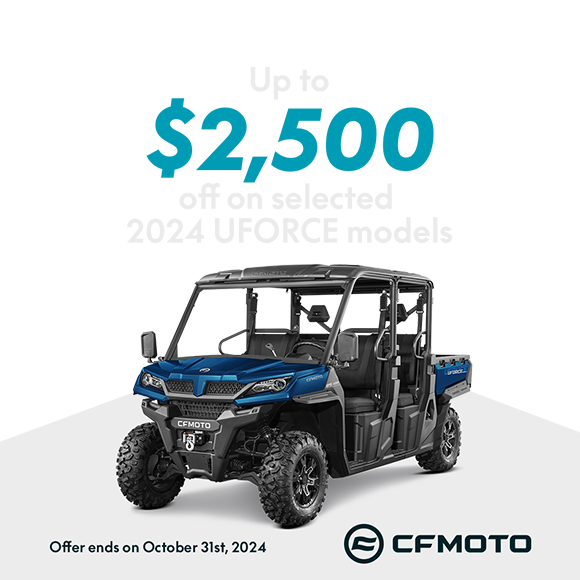 Promotions ATV, UTV & side-by-side | CFMOTO Canada