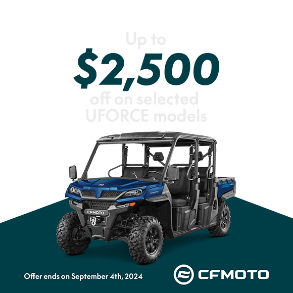 Promotions ATV, UTV & side-by-side | CFMOTO Canada