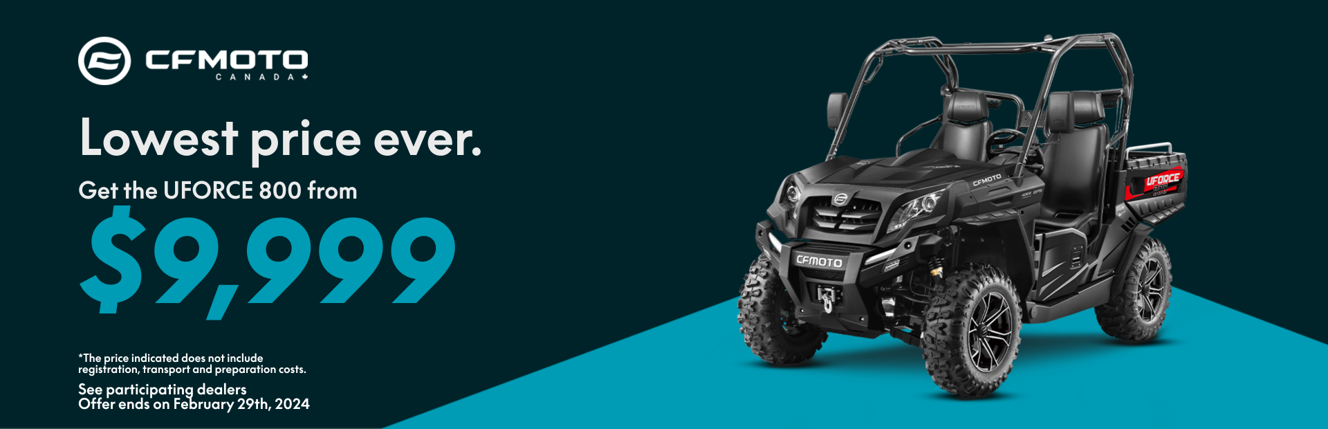 Promotion UFORCE | CFMOTO Canada