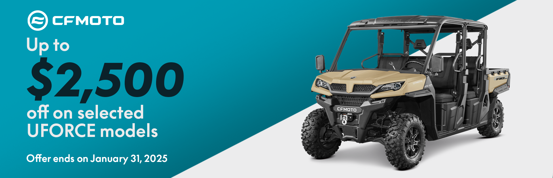 Model Side-by-side Utility UFORCE UTV- Previous | CFMOTO Canada